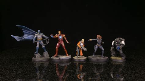 Marvel Crisis Protocol Miniature Size Comparison From Left Flickr