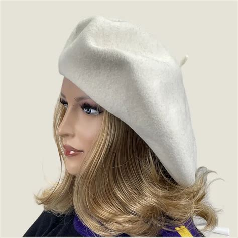 Fashion Oversized Berets Hats For Womens Solid Color Temu