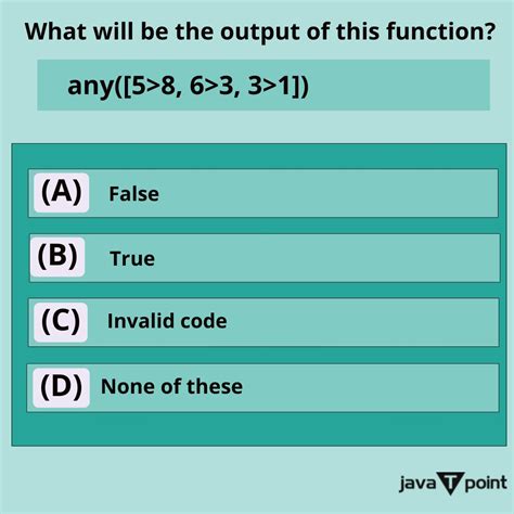 What Will Be The Output Of This Function Q No 30 Tpoint Tech Posted