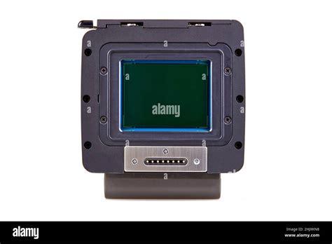Cmos Camera Sensor On Back Body And Battery Stock Photo Alamy