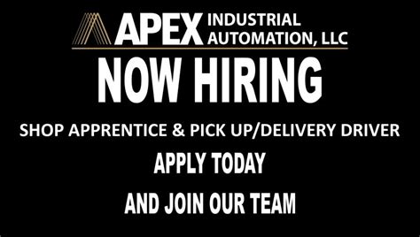 Apex Industrial Automation On Linkedin Hiring Careers
