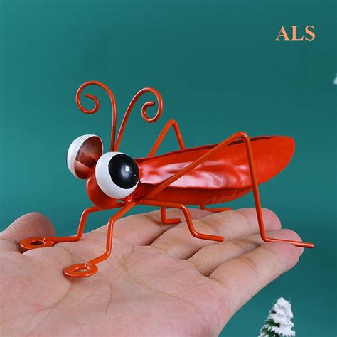 Als 3d Sculpture Metal Grasshopper Wall Art Garden Decoration Garden