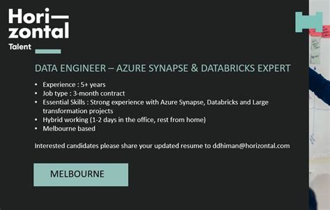 Dataengineer Azure Databricks Contractjob Melbourne Deepanshu Dhiman