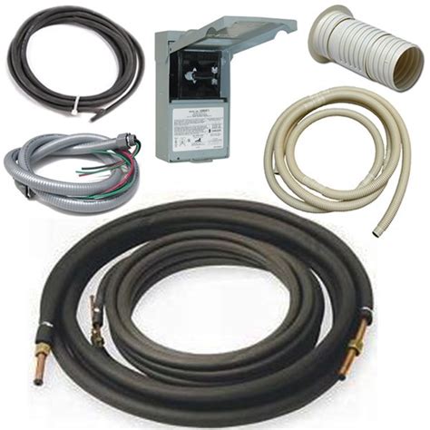 Components In The Ductless Mini Split System Installation Kit