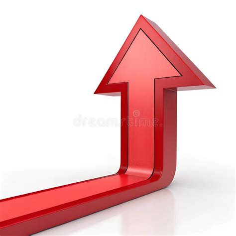 Red 3d Arrow Upward Growth Success Progress Chart Stock Illustration Red 3d Arrow Upward Growth Success Progress Chart Stock Illustration