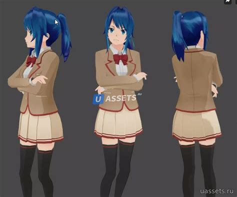 Aoi Character Pack Unityhub Pro бесплатные ассеты для Unity и Unreal Engine