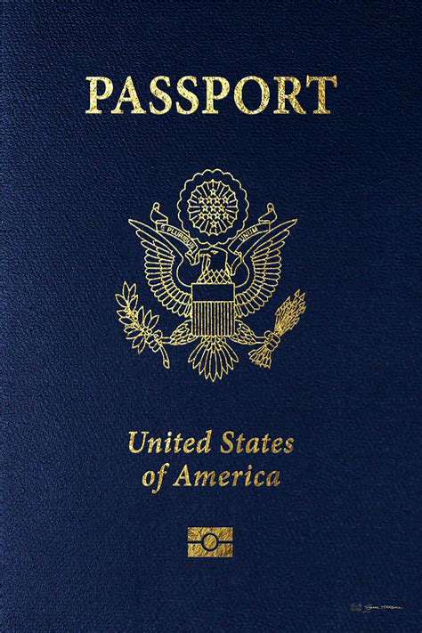 American Passport Cover By Serge Averbukh