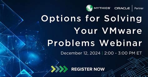 Mythics Llc On Linkedin Mythics Vmware Oracle Oraclepartner Webinar Technology
