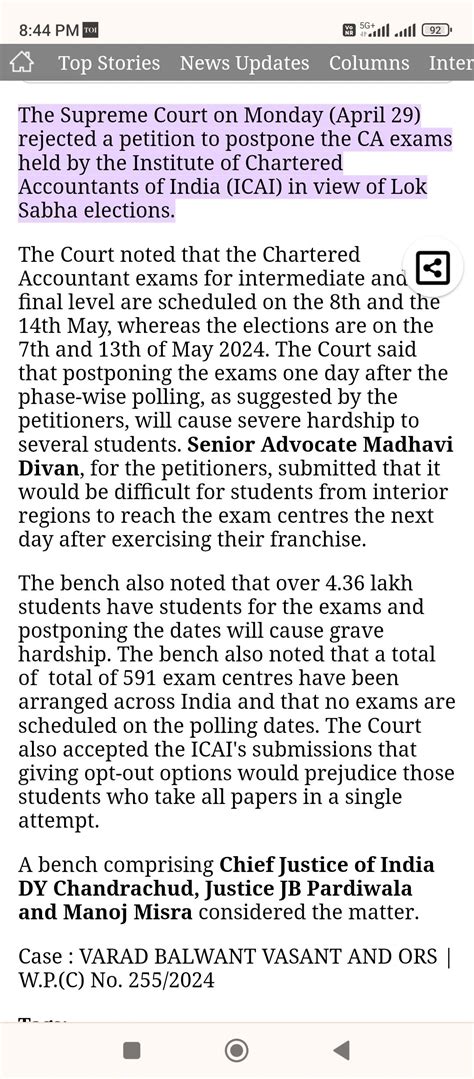 Subhankar Mondal On Linkedin The Suprime Court