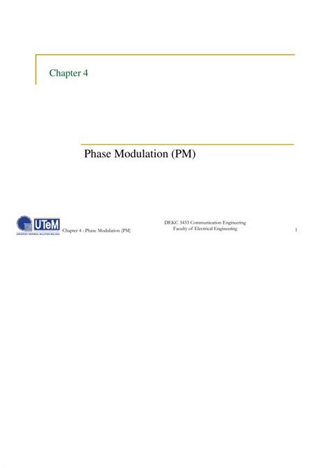 Pdf 7 Phase Modulation Dokumen Tips