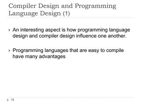 Ppt Compiler Design History Structure And Optimization In