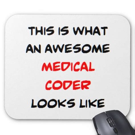 Awesome Medical Coder Mouse Pad Zazzle Medical Coder Coder