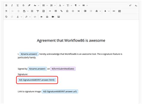 e signature workflow86 documentation