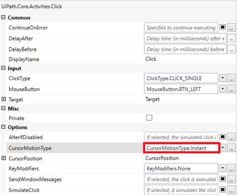 click activity cannot send input to ui element because it is outside of