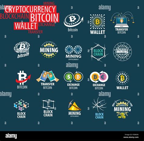 Vector Icon Set For Cryptography Stock Vector Image Art Alamy