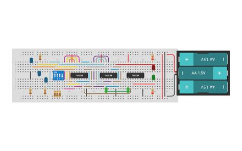 Circuit Design Full Subtractor Tinkercad