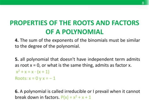Roots Of Polynomials Pptx Roots Of Polynomials Pptx