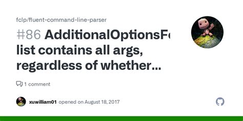 Additionaloptionsfound List Contains All Args Regardless Of Whether They Were Unexpected