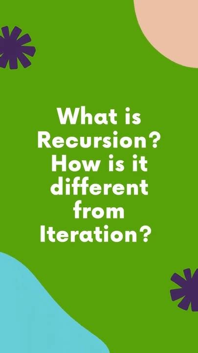 🤔 Recursion Vs Iteration In Java 🖥️ Shorts Javabasics Codingtips Recursionexplained Youtube