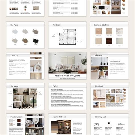 Design Proposal Template Minimal Interior Design Proposal Template Interior Design