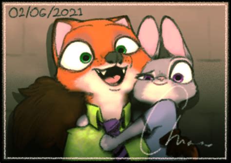 Nick Wilde And Judy Hopps By Chaseleswift On Newgrounds