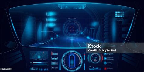게임 자동차 제어판 자율 주행 차량 조종석 인터페이스 디지털 도로 대시보드 자동차 기술 Ui 디자인 차량 내비게이션 지도 벡터