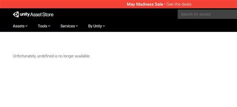 Asset Store Issue Unfortunately Undefined Is No Longer Available R