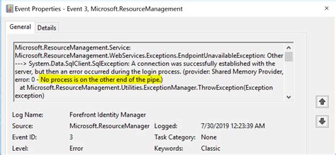 Microsoft Identity Manager Sync Server Hresult 0x80040e14 Error Darrenjrobinson Bespoke