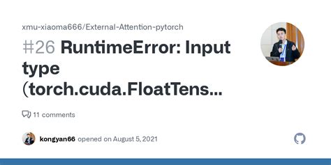 Runtimeerror Input Type Torchcudafloattensor And Weight Type
