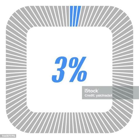인포 그래픽 문서 또는 보고서에 대한 3 정사각형 모양 백분율 다이어그램 벡터 3에 대한 스톡 벡터 아트 및 기타 이미지 3 퍼센트 기호 개념 Istock
