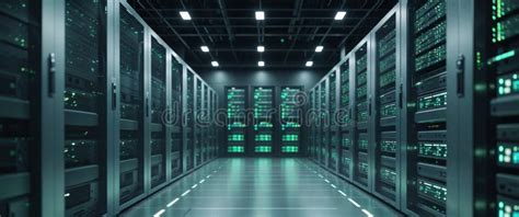 Server Room Equipment Storing Digital Information In Data Center Stock Image Image Of Plaza