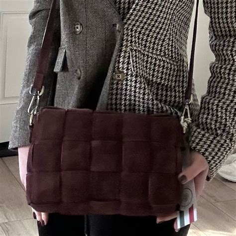 Viola Castellani Bags Viola Castellani Cassette Suede Crossbody Bag
