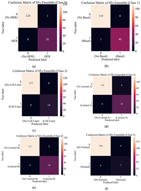 Confusion Matrix Plots For Each Class A Confusion Matrix Of SEs Download Scientific Diagram