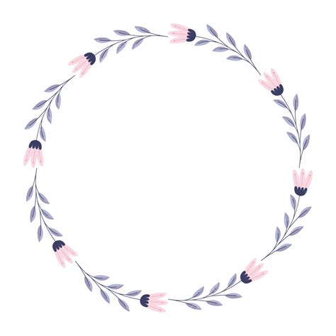 꽃 원형 프레임 꽃 원 꽃 무늬 원 Png 일러스트 및 벡터 에 대한 무료 다운로드 Pngtree