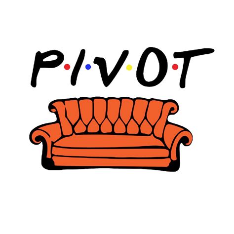 Pivot Friends Tv Show Vinyl Decal For Window Car Mirror Bumper