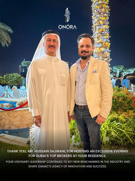 Its Always Been A Pleasure To Meet My Role Model Mrhussain Sajwani And Maroof Hasan Khan