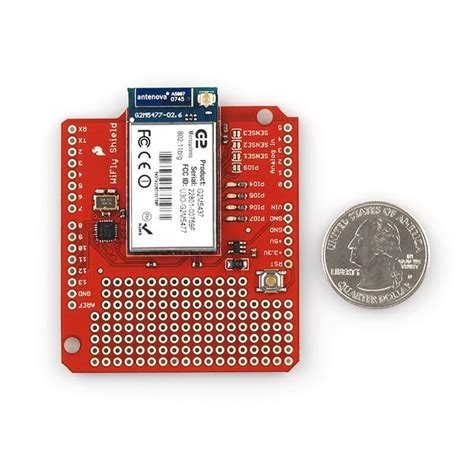 Wifly Wifi Shield Comunicação Arduino Ptr000825