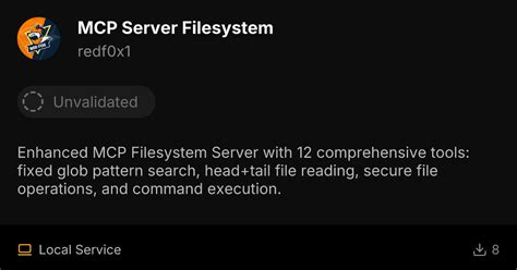 Mcp Server Filesystem Mcp Servers · Lobehub