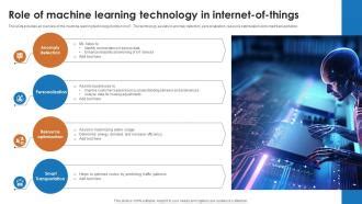 Iot And Machine Learning Role Of Machine Learning Technology In Internet Of Things Iot Ss Ppt Slide