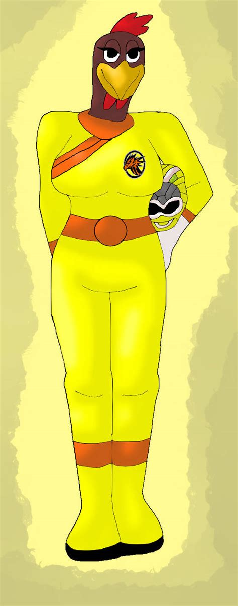 Clara Cluck As The Yellow Wild Force Ranger By Mojo1985 On Deviantart