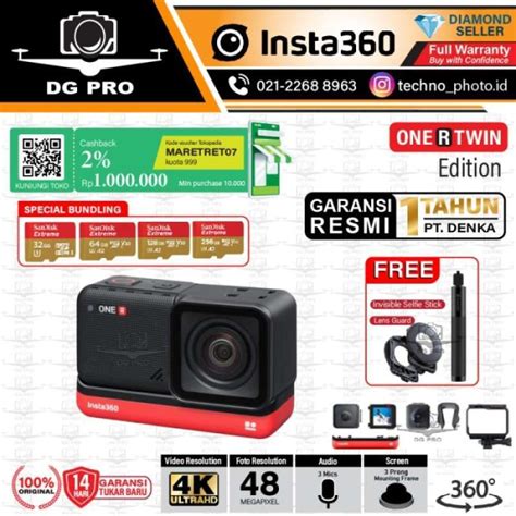 Promo Insta One R Twin Edition Action Camera Insta Original Diskon Di Seller