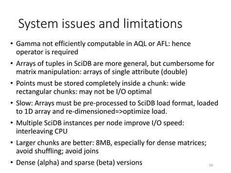 Ppt The Gamma Operator For Big Data Summarization On An Array Dbms