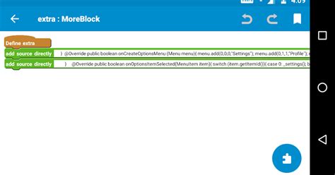 Add Menu In Actionbar In Sketchware