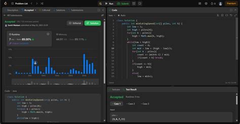 codingchallenge kokoeatingbananas java algorithms binarysearch
