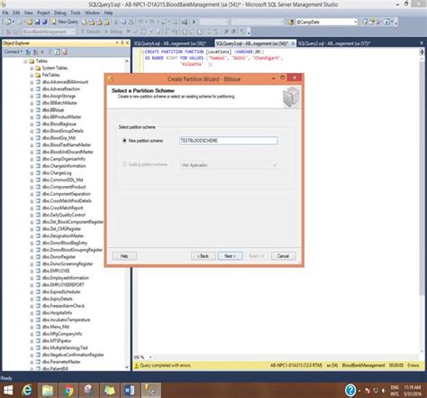 Table Partitioning In Sql Server