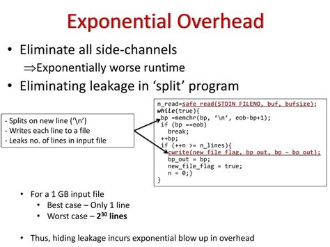 On The Trade Offs In Oblivious Execution Techniques Ppt Download