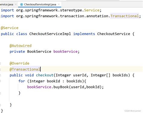 基于注解的声明式事务 Csdn博客