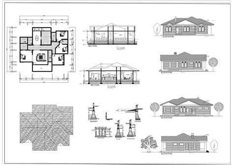 Draw Architectural Floor Plans Elevations And Sections In Autocad By Archasif9 Fiverr