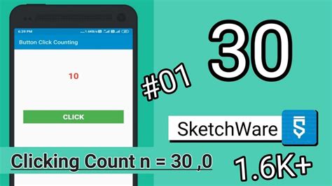 Sketchware Button Click Counting In Hindi Simple Youtube