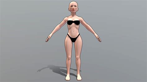 Female Stylised Base Model 3d